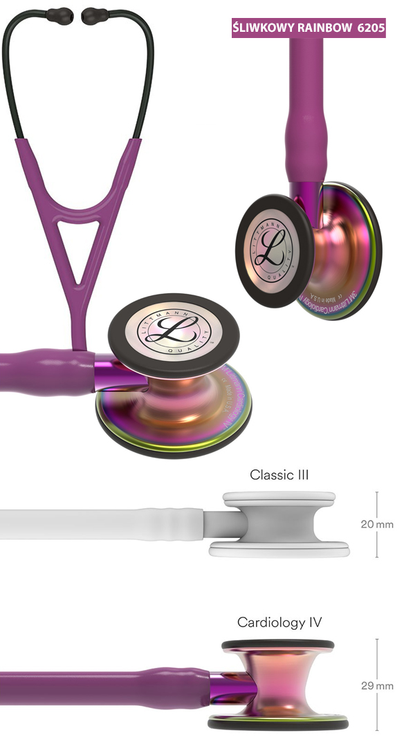 Stetoskop 3M Littmann Cardiology IV Stem Edition kolorowy trzonek